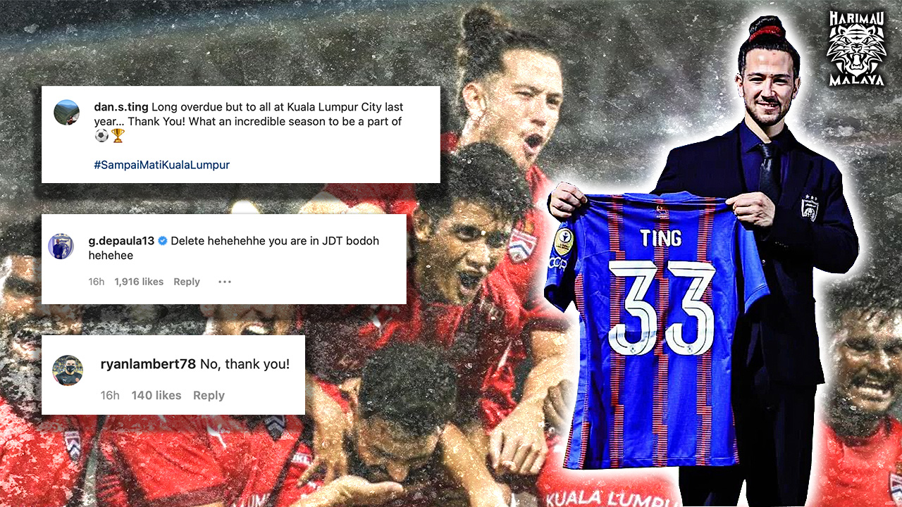 Daniel Ting akhirnya tampil ucap terima kasih buat KL City FC – Harimau ...