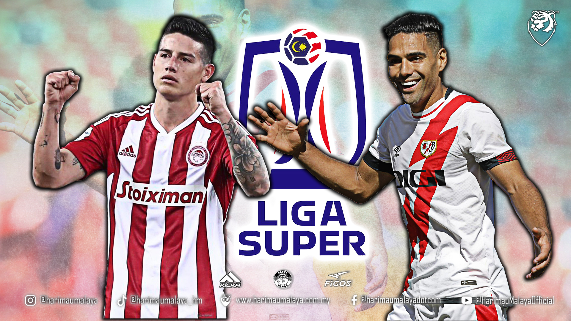 Duo Colombia yang kian tersisih, gandingan Radamel Falcao-James ...