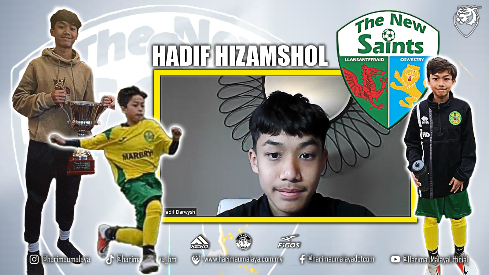 Hadif Hizamshol mahu fokus kerjaya bola sepak di Wales terlebih dahulu ...