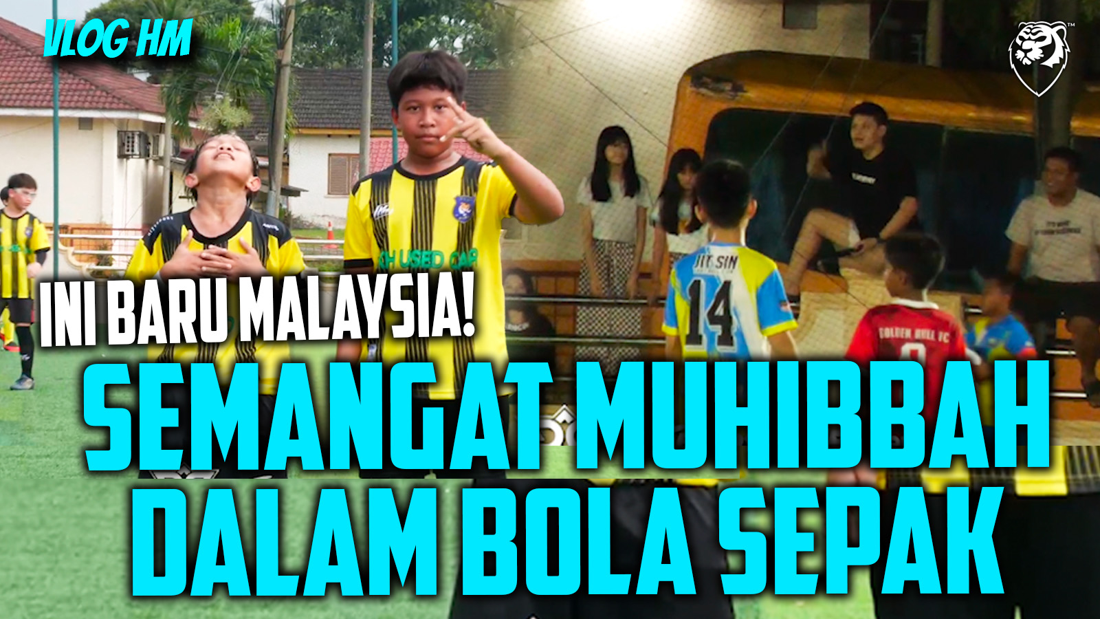 Ini baru PADANG! Ini baru Malaysia! Semangat muhibah dalam bola sepak memang luar biasa ...