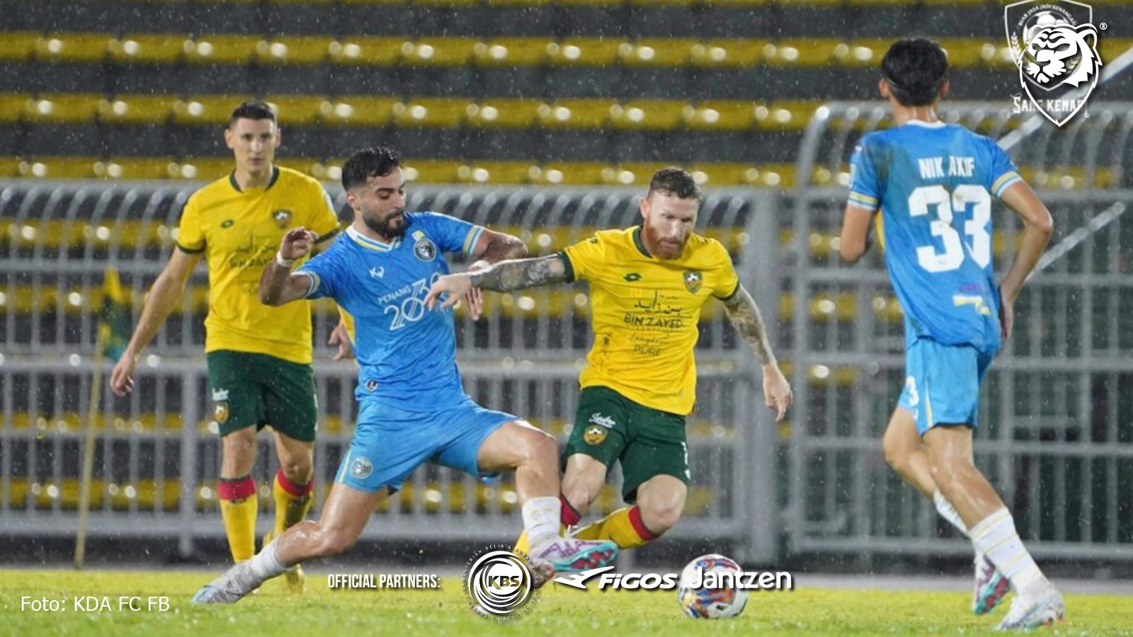 Aksi yang ditunggu-tunggu! 3 aksi derbi di antara Kedah Darul Aman FC dan Penang FC – Harimau Malaya