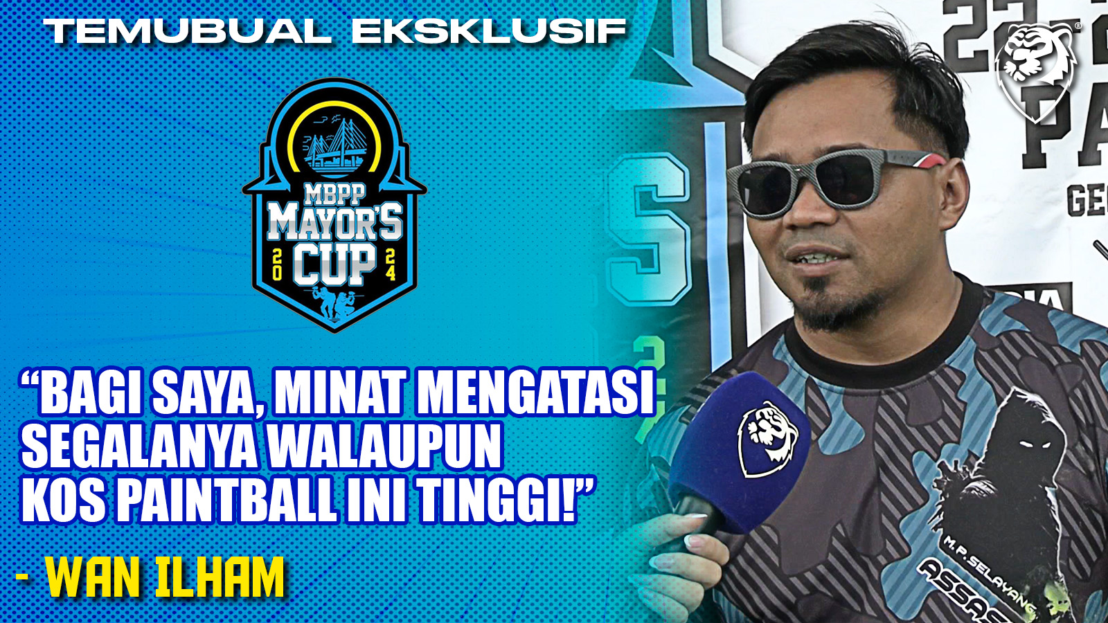 “Kos untuk sukan paintball memang mahal tetapi minat mengatasi ...