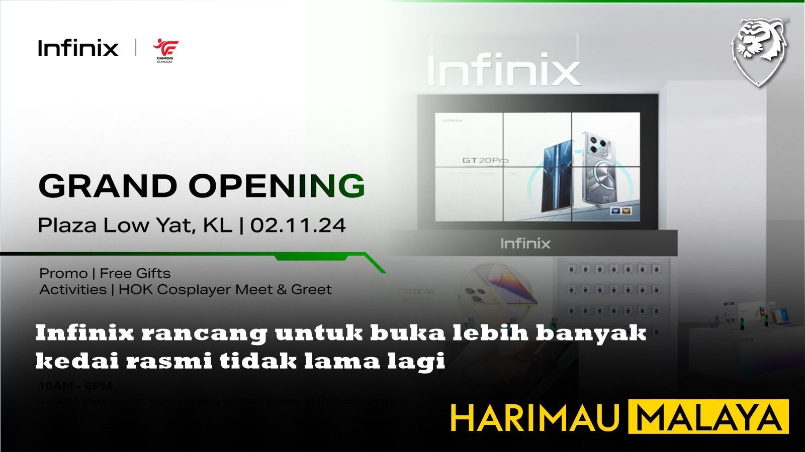 Infinix akhirnya lancar kedai rasmi pertamanya di Plaza Low Yat ...