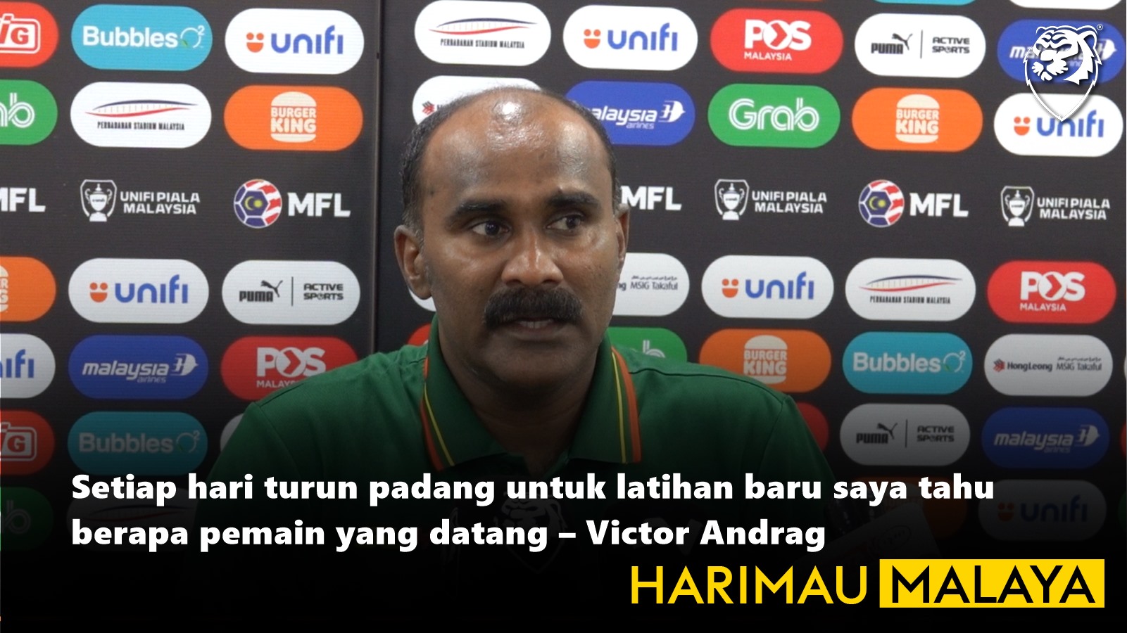 Setiap hari turun padang untuk latihan baru saya tahu berapa pemain ...