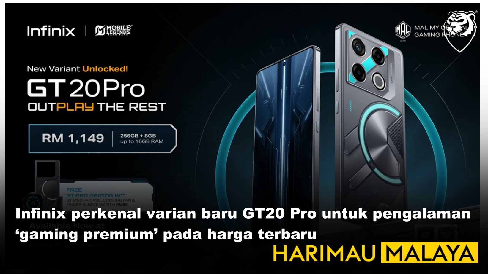 Infinix perkenal varian baru GT20 Pro untuk pengalaman ‘gaming premium ...
