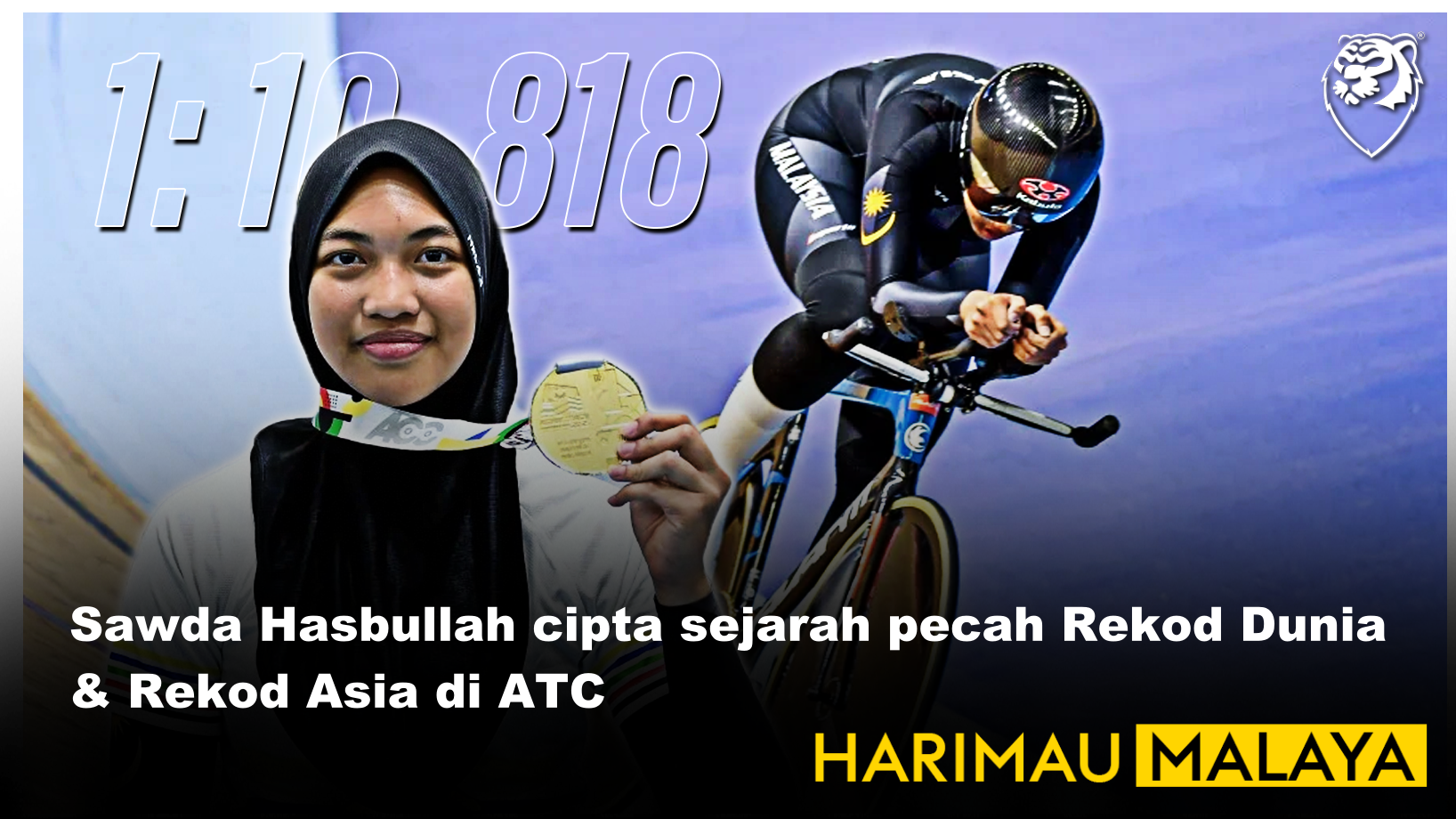 Sawda Hasbullah cipta sejarah pecah Rekod Dunia & Rekod Asia di ATC ...