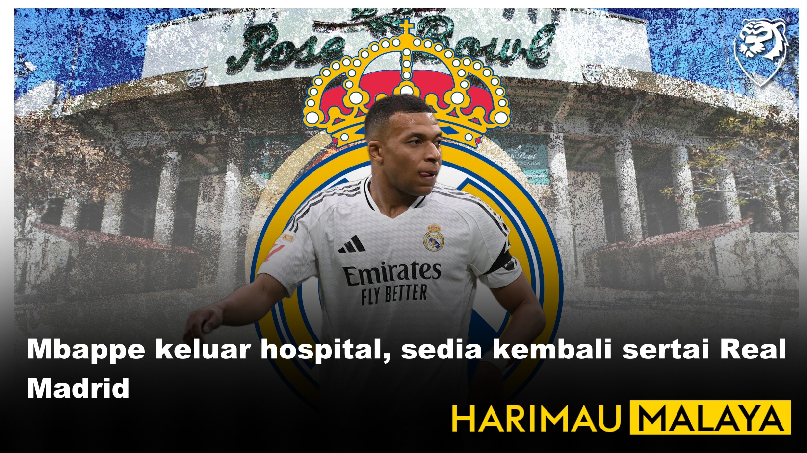 Mbappe keluar hospital, sedia kembali sertai Real Madrid – Harimau Malaya