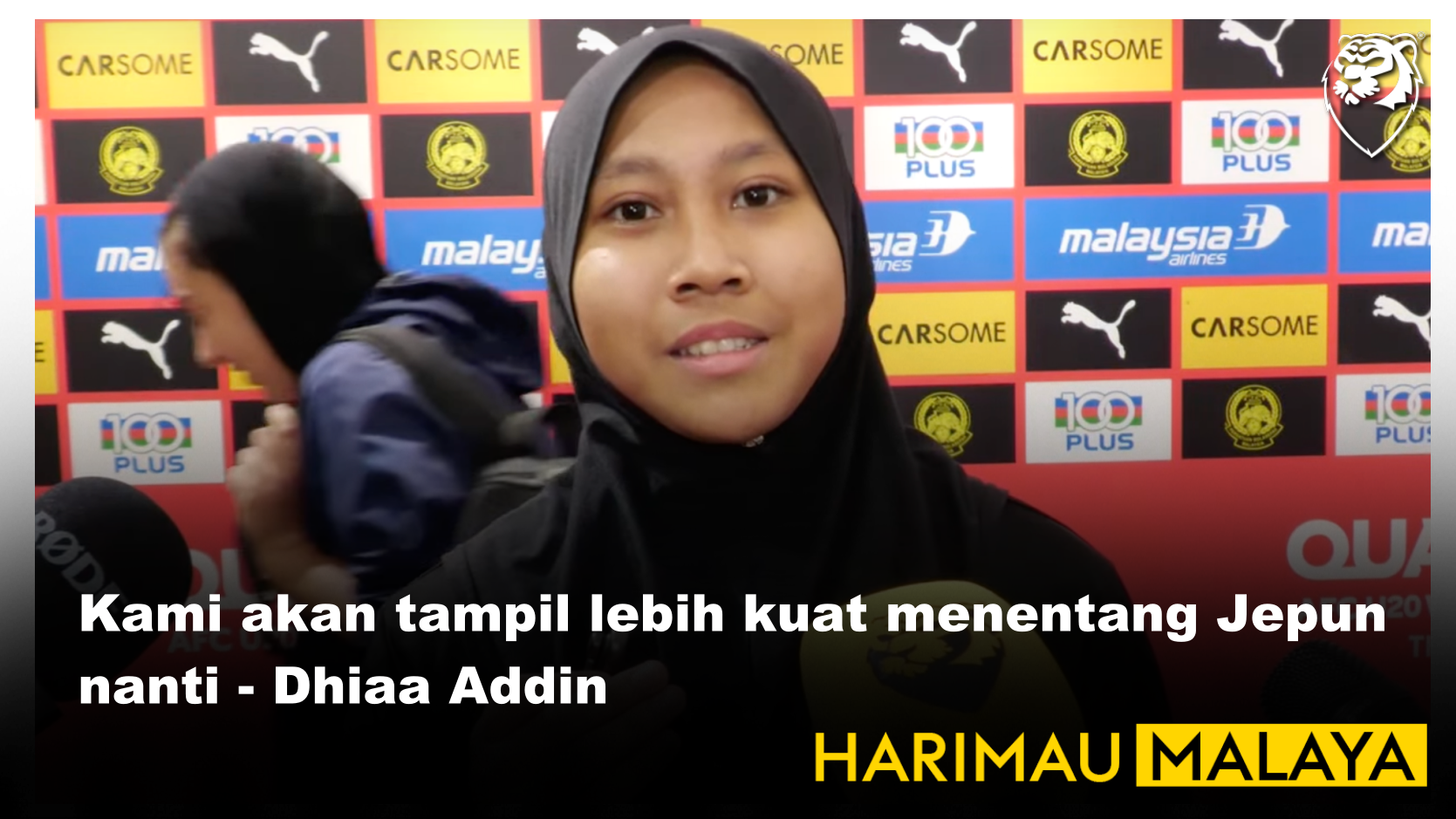Kami akan tampil lebih kuat menentang Jepun nanti – Dhiaa Addin – Harimau Malaya
